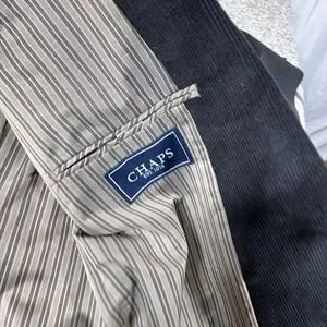 Chaps | Suits & Blazers | Chaps Mens Corduroy Blazer Jacket Brown Elbow ...